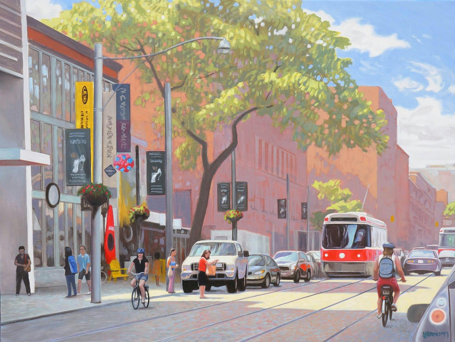 Purchase Sunny King Street by Terry Watkinson | 2014 | Mayberry Fine Art
