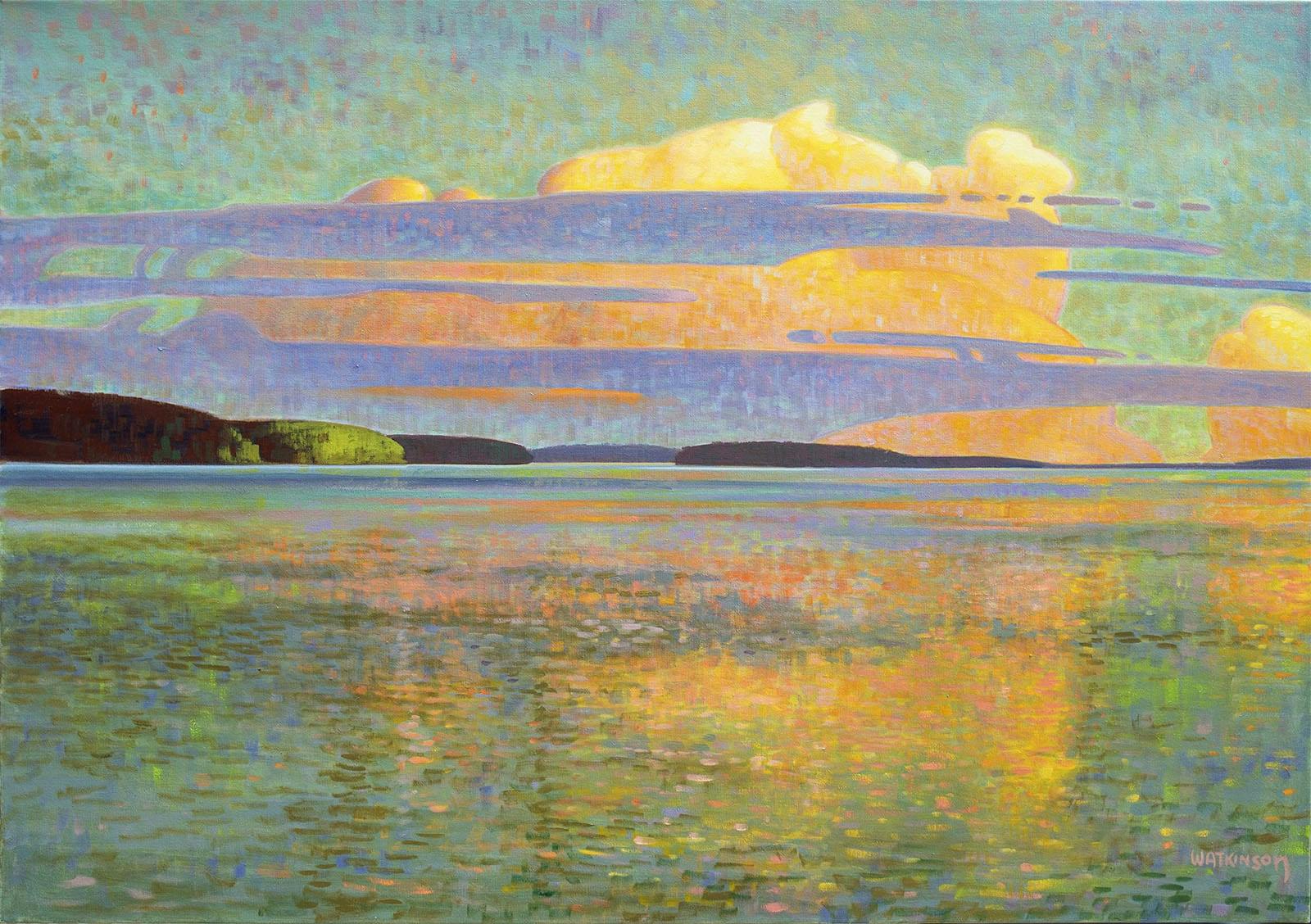 Purchase Gold Cumulonimbus by Terry Watkinson | 2017 | Mayberry Fine Art